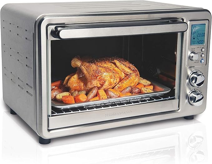 Hamilton Beach Sure-Crisp Digital Air Fryer Toaster Oven with ...