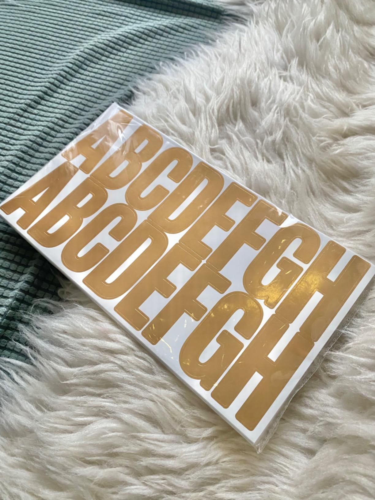 Letter Stickers Large 2.5 inch Gold Capital Alphabet Stickers for ...