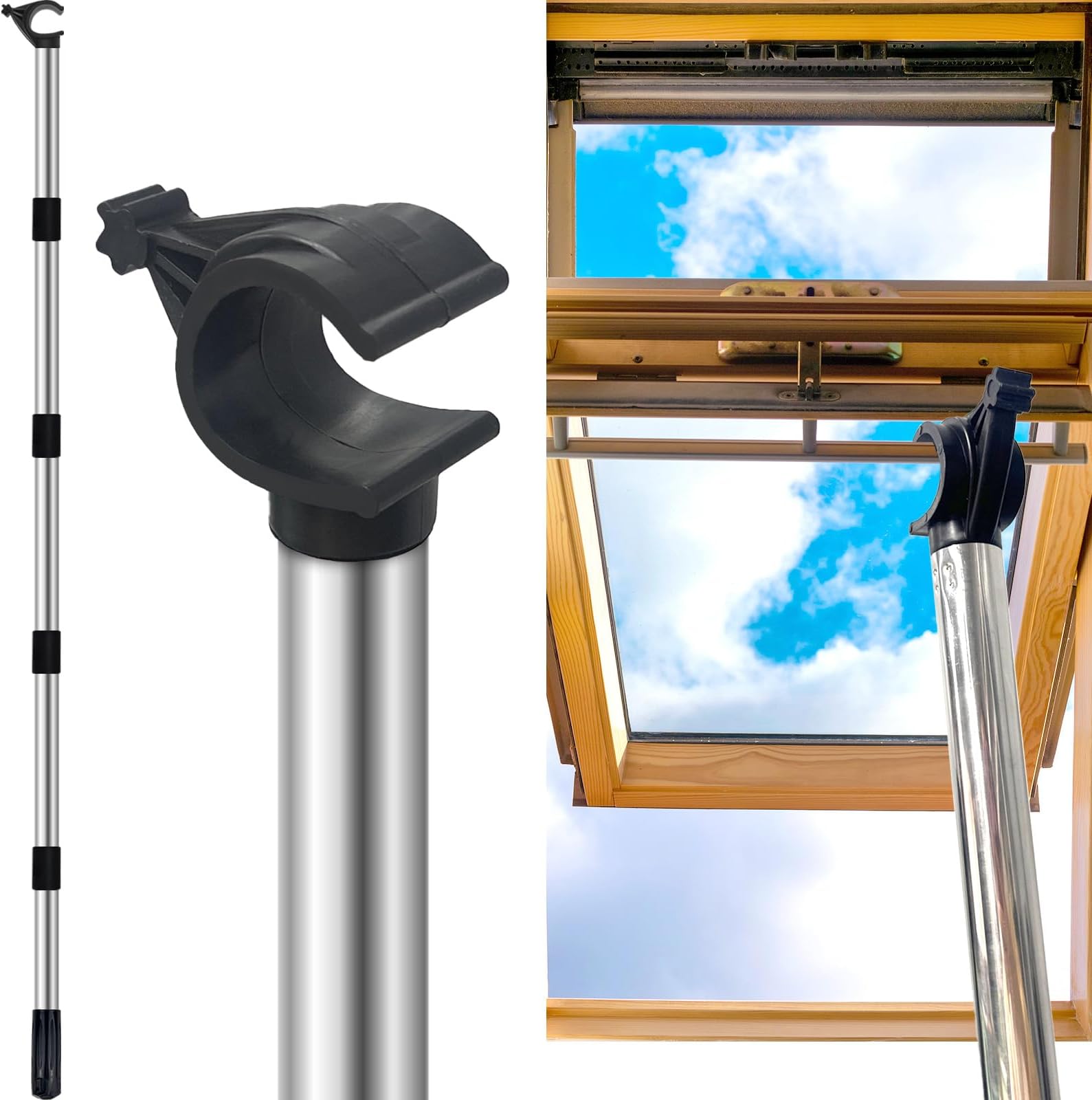 Window Pole Opener - Compatible with Vertical/Horizontal Sliding ...