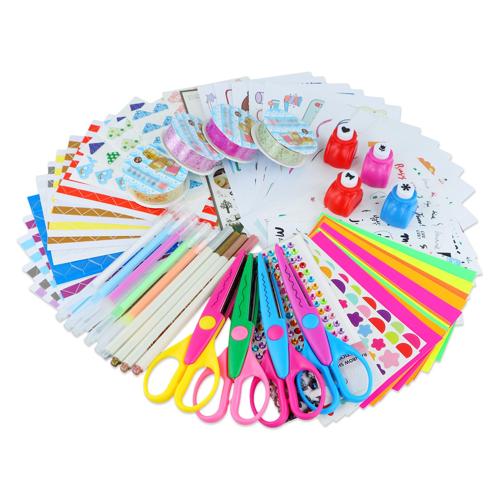 Amazon.com: SICOHOME Scrapbook Supplies Scrapbook Kit - DIY Junk ...