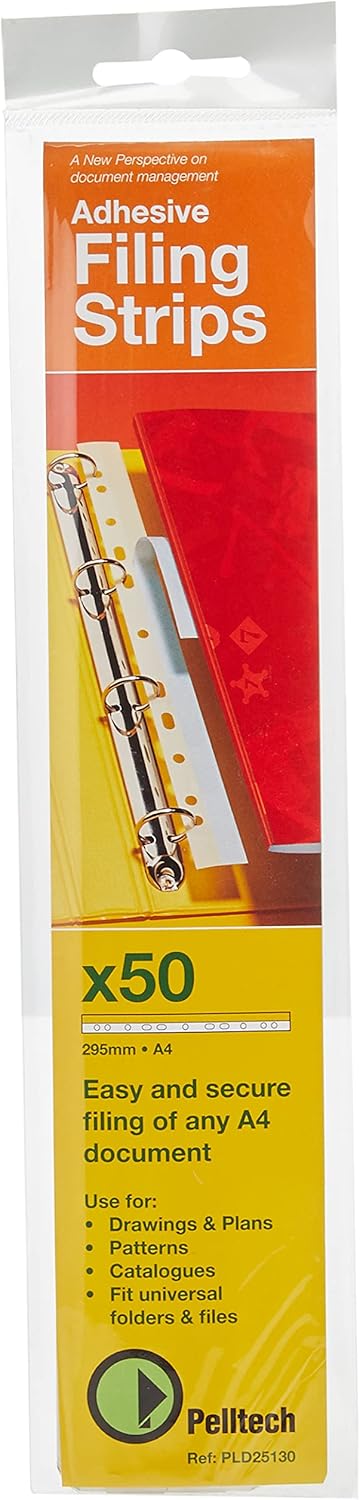 Pelltech 295mm File Strips (Pack of 50) : Amazon.co.uk: Stationery ...
