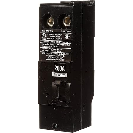 Siemens MBK200A 200-Amp Main Circuit Breaker for Use in Ultimate Type ...