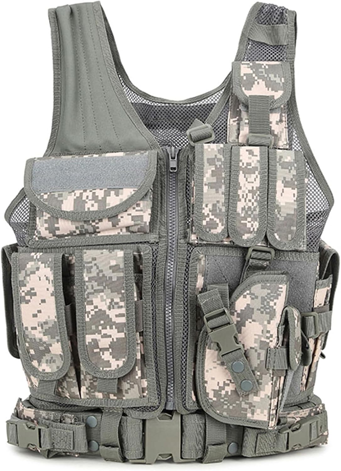 Amazon.com : YAKEDA Tactical Outdoor CS Game Vest Adjustable Fit Adult ...