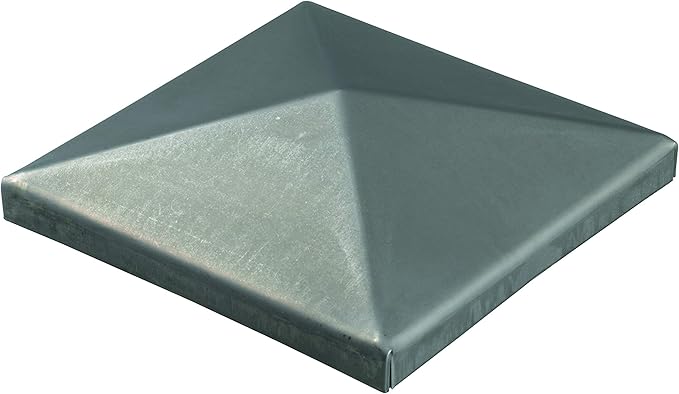 Weld-On Post Cap for Square Metal Posts Untreated Steel 150 x 150 mm ...