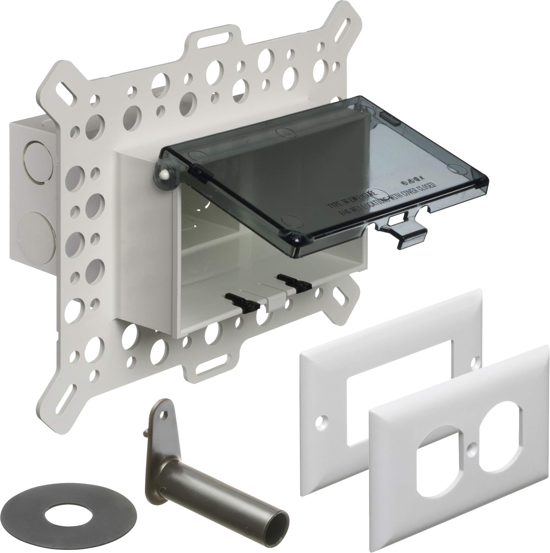 Snapklik.com : Arlington DBHM1C-1 Low Profile IN BOX Electrical Box