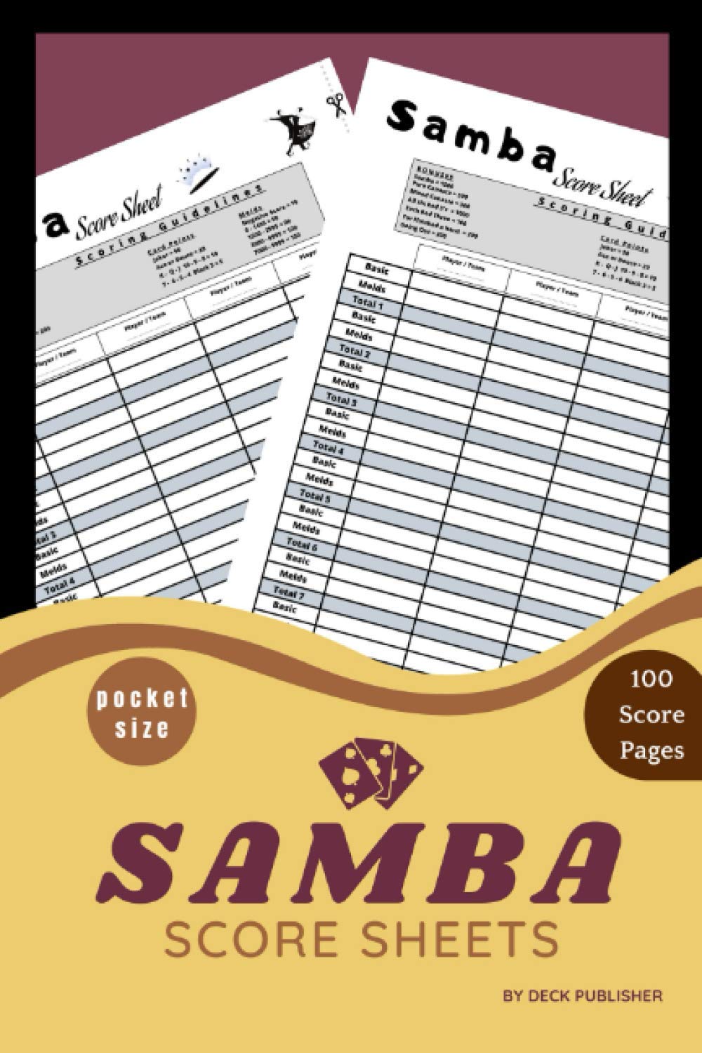 Samba Score Sheet: 100 Scorekeeping to Easily Keep Track of All scores ...