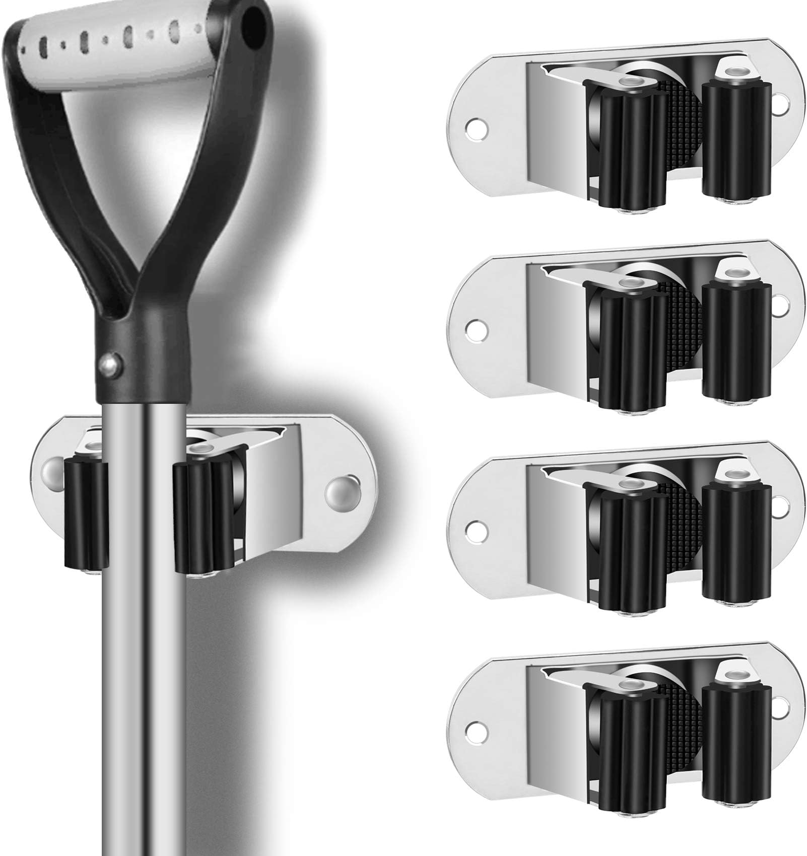 Amazon.com: MANOKY Shovel Holder Wall Mount Outdoor 10 Pack - Garden ...