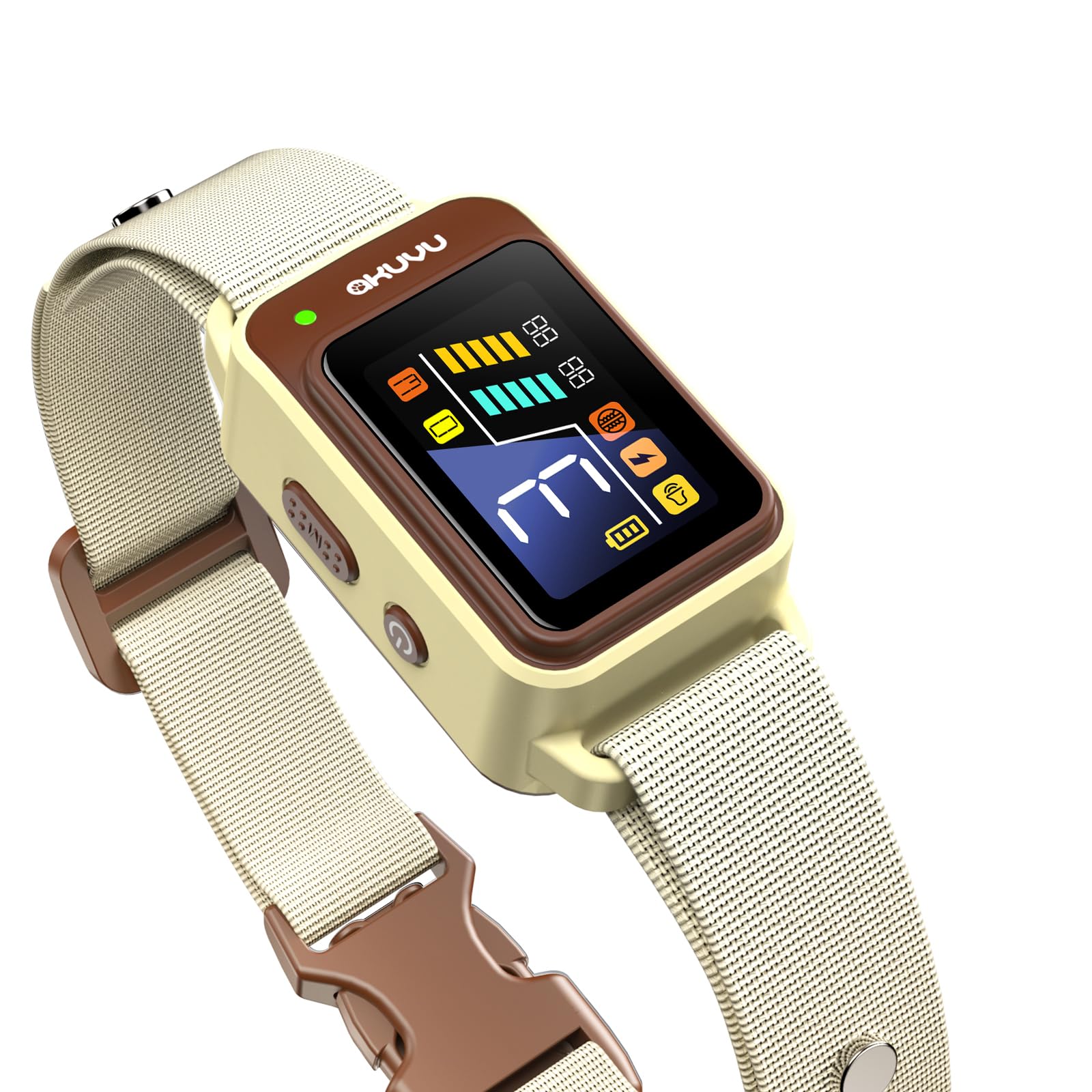 Amazon.com : AKUVU Bark Collar-Rechargeable Smart Barking Collar- Anti Bark Training Collar with ...