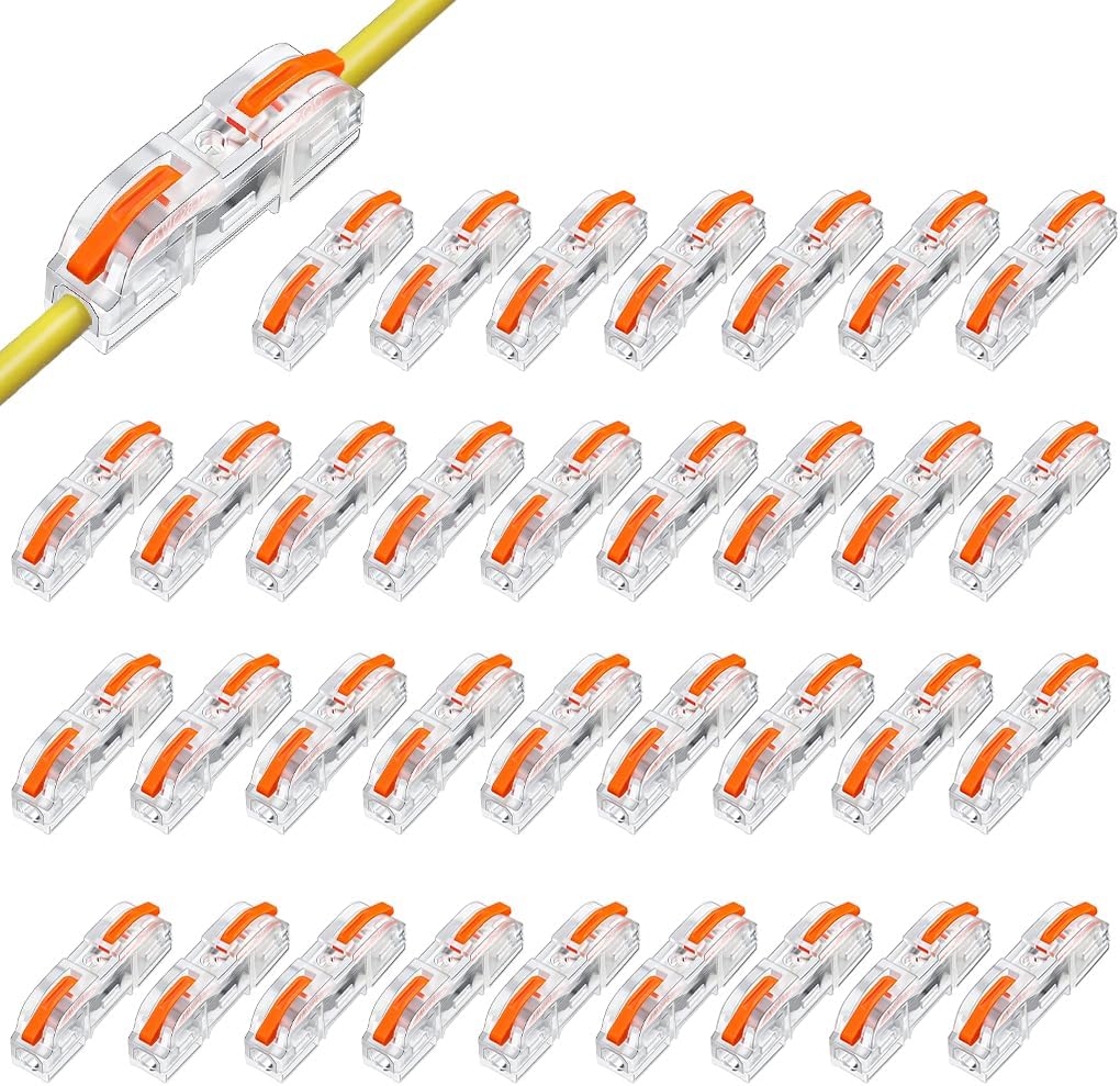Serplex 34Pcs Wire Connectors - Compact Splicing Wire Jointers Lever ...