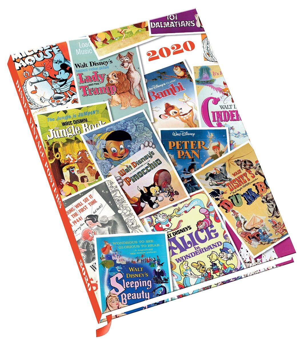 Disney Vintage 2020 Diary - Official A5 Week To View Diary: Amazon.co ...