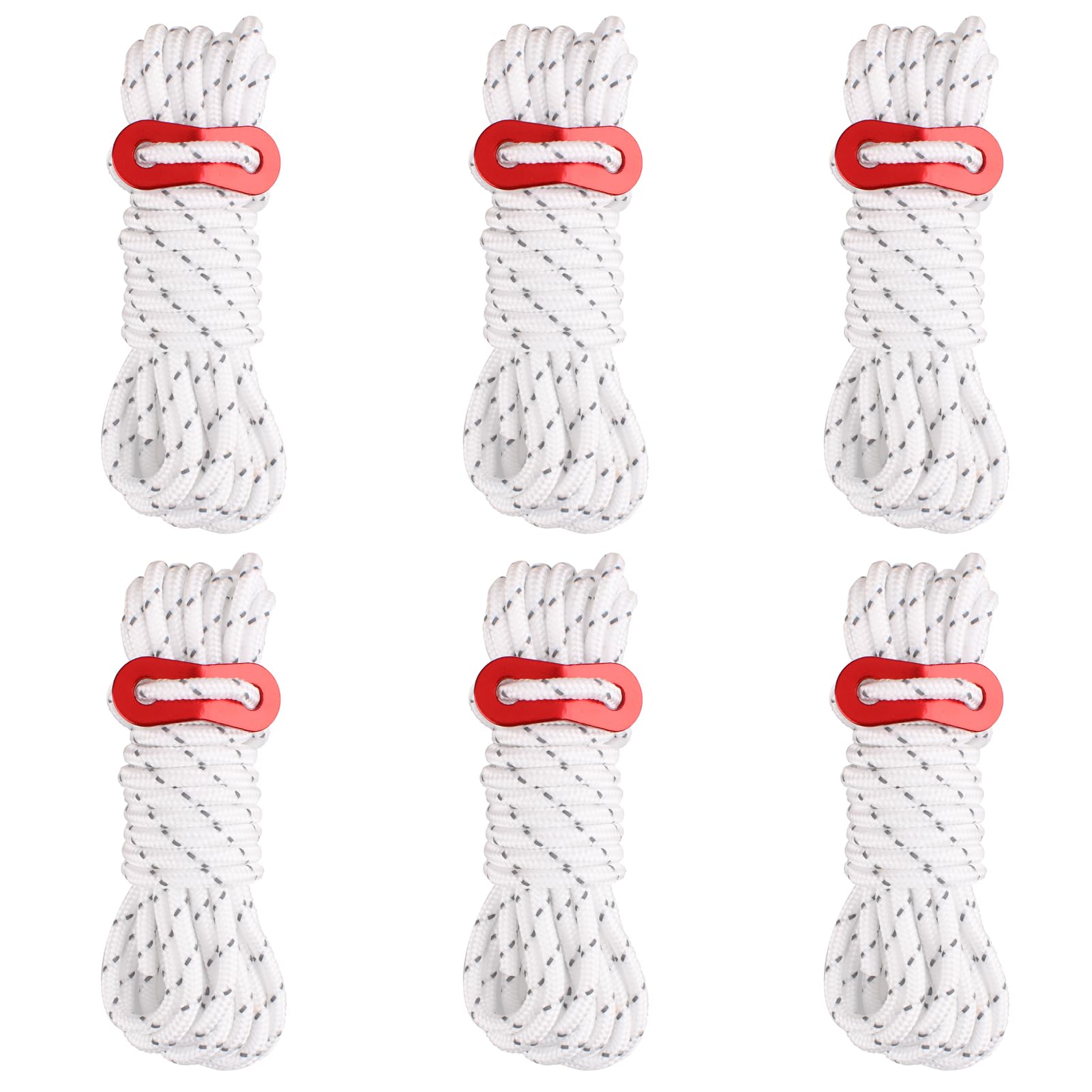 Snapklik.com : Azarxis Reflective Guyline Φ4mm 4m Tent Guide Rope Cord