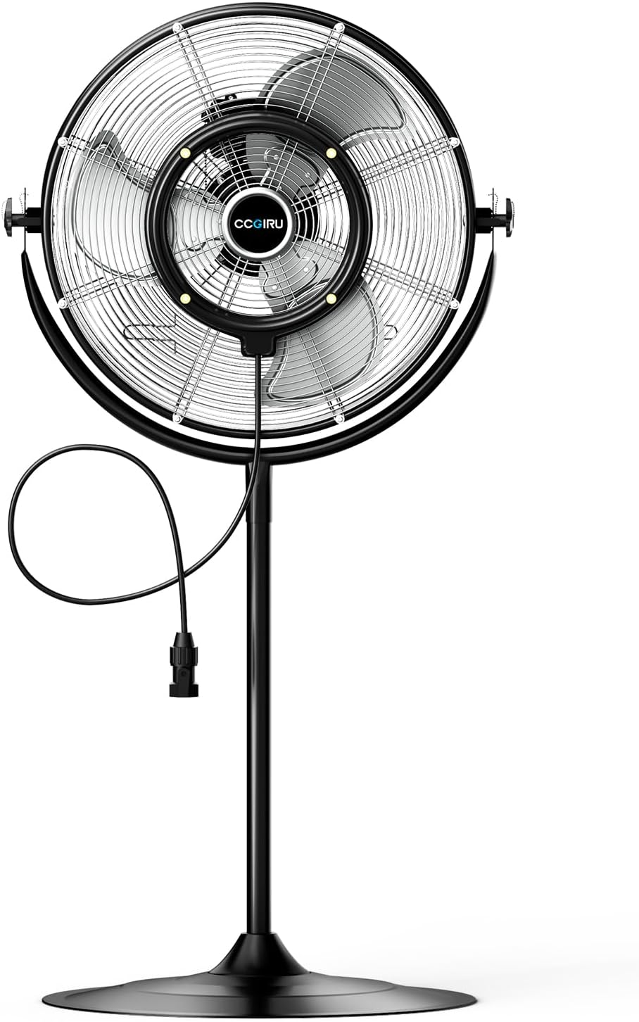 Amazon.com: CCGIRU 5300 CFM 20" Outdoor Pedestal Fan with Misting ...