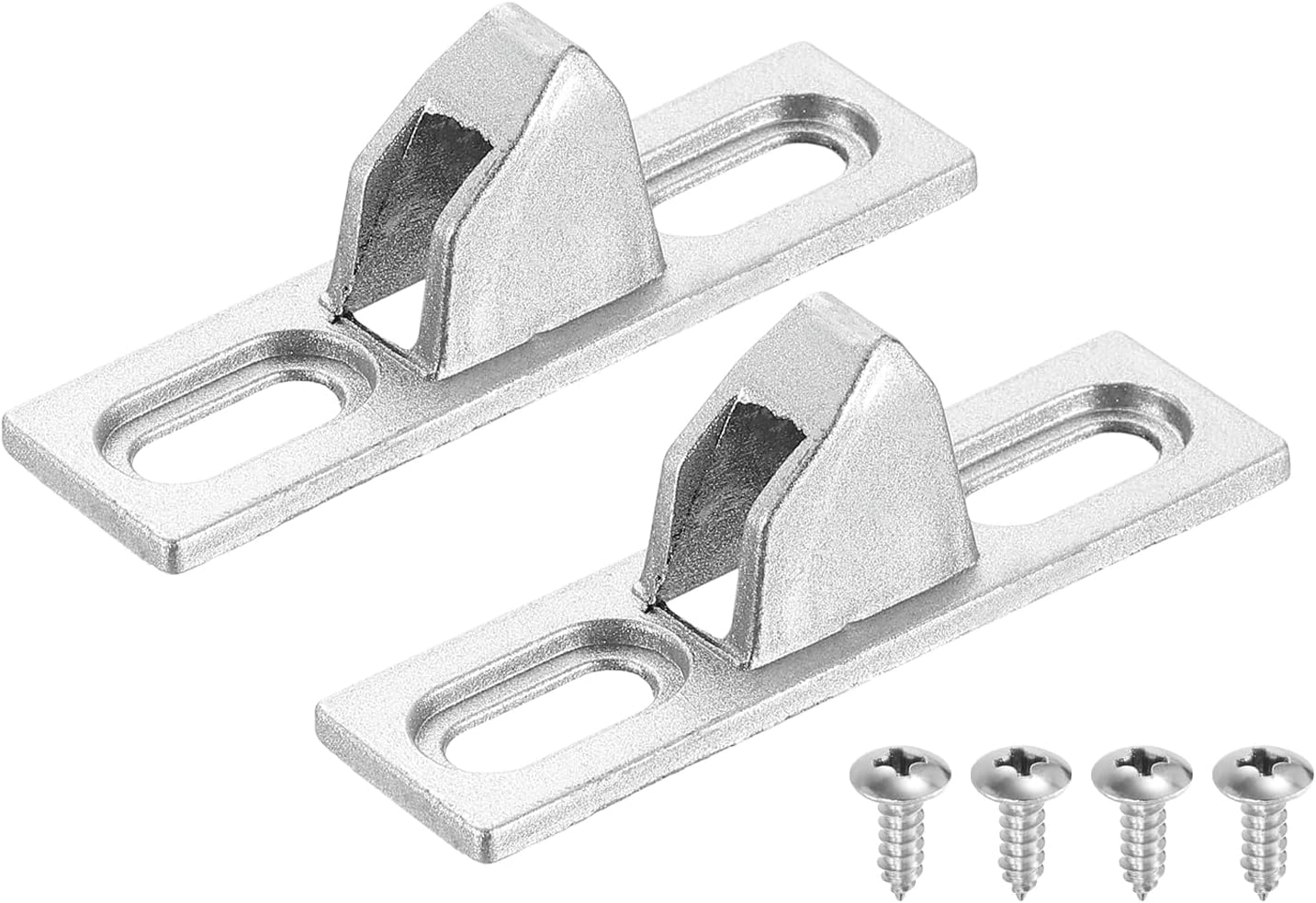 Amazon.com: uxcell 2 Pcs Sliding Door Keepers, 2.4" x 0.67" Zinc Alloy ...