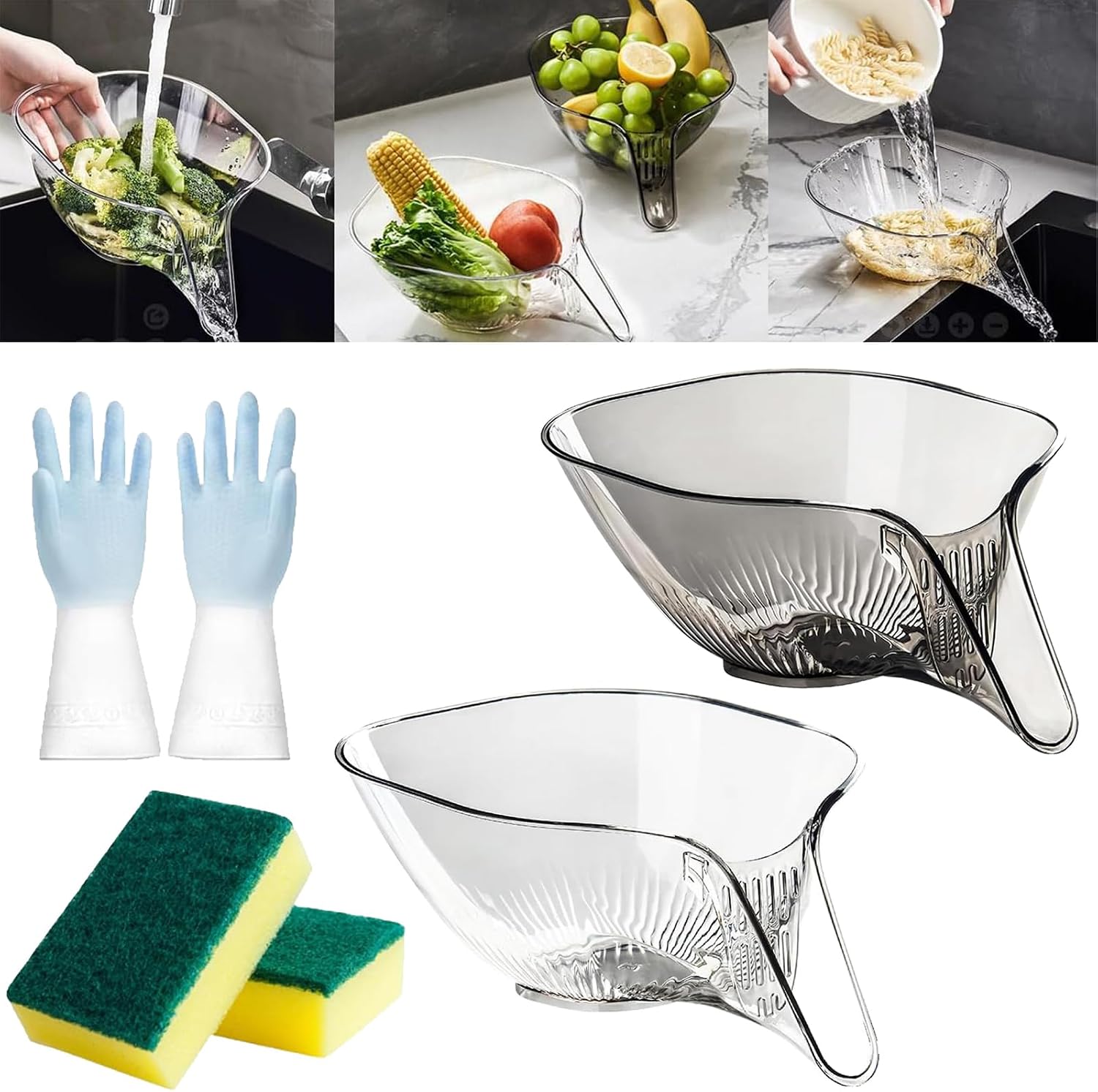 Amazon.com: High Temperature Resistant Kitchen Essentials Drainage ...