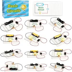 Amazon.com: 12 Bulk Electric Circuit Kit for Kids Age 6-8 8-12, Basic ...
