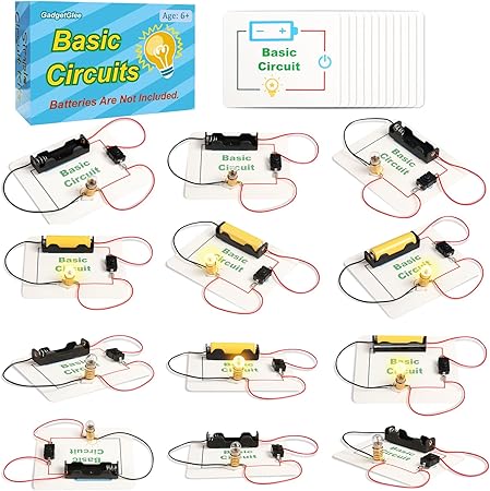 Amazon.com: 12 Bulk Electric Circuit Kit for Kids Age 6-8 8-12, Basic ...