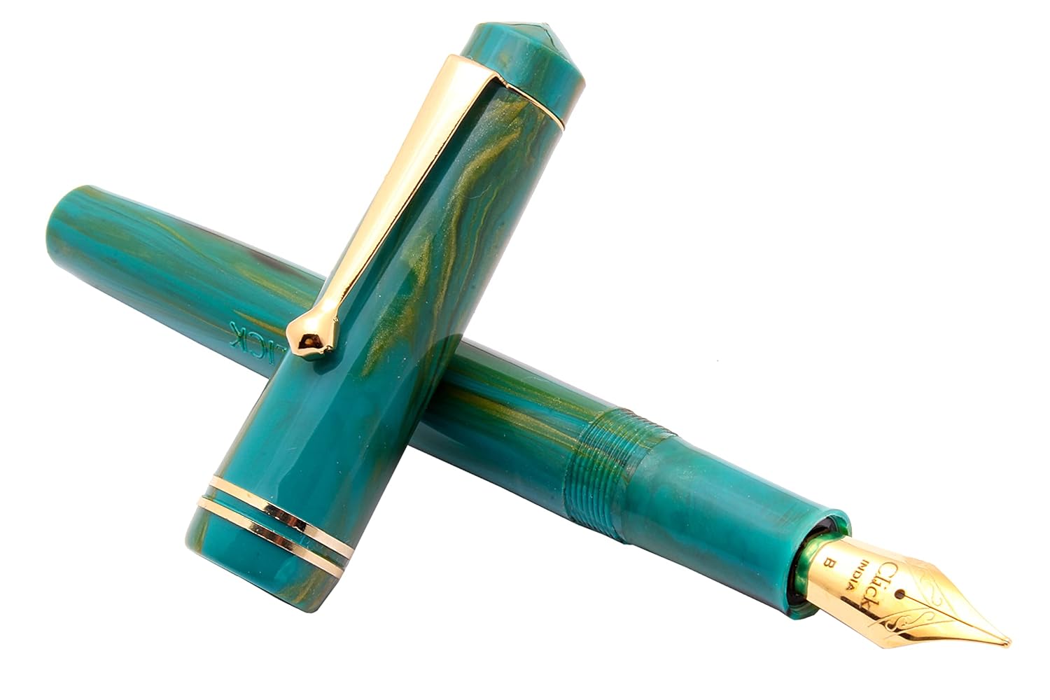 Ledos Click Aristocrat Marble Fountain Pen With 3in1 Ink Filling ...