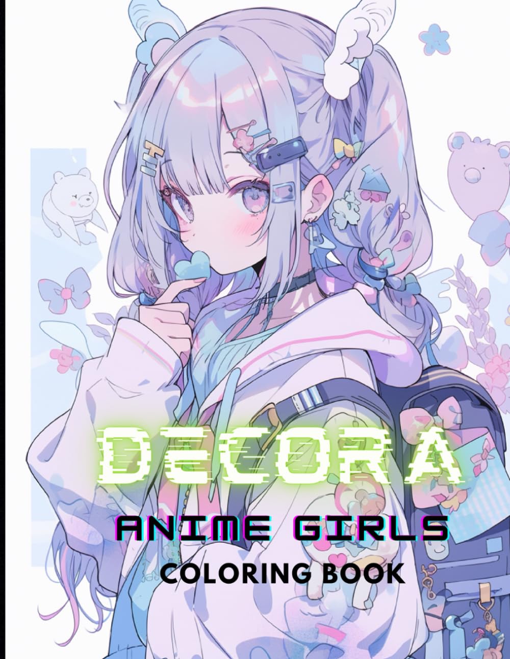 Amazon.com: Decora Anime Girls Coloring Book: Playful designs for ...