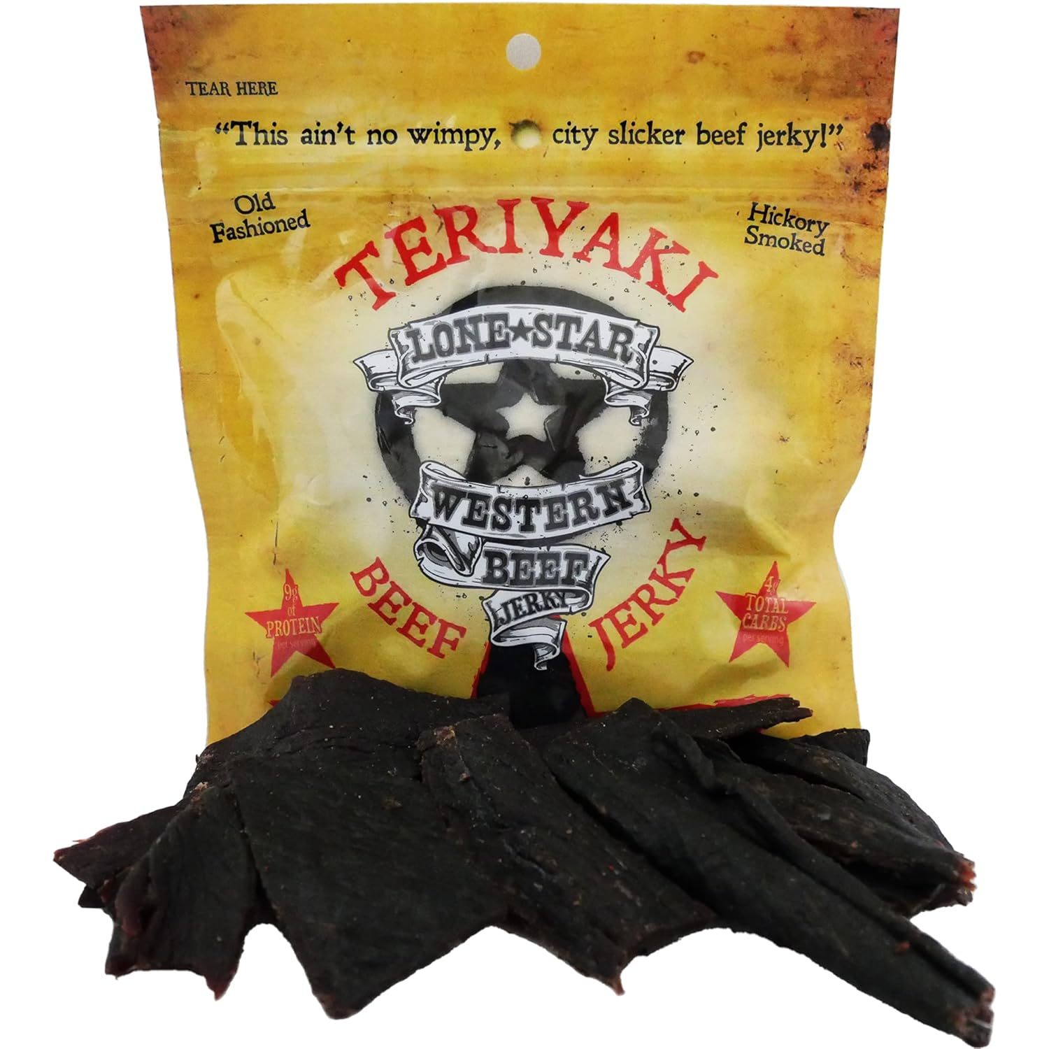 Amazon.com: Lone Star Beef Jerky - Resealable Bag - Classic Handcrafted ...