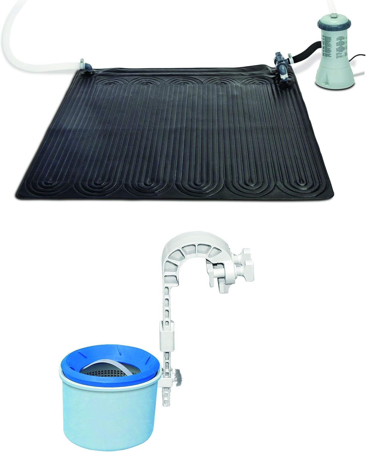 Amazon.com : Solar Mat Water Heater - Black Bundled w/Wall-Mounted ...