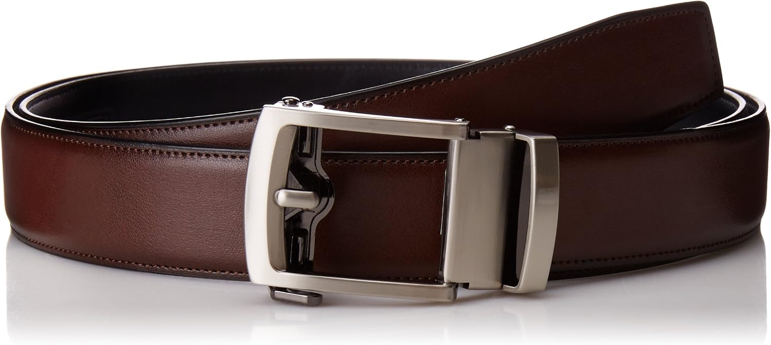 Exact Fit Men's 1.3 in Perfect Fit Adjustable Click to Fit Ratchet Belt ...