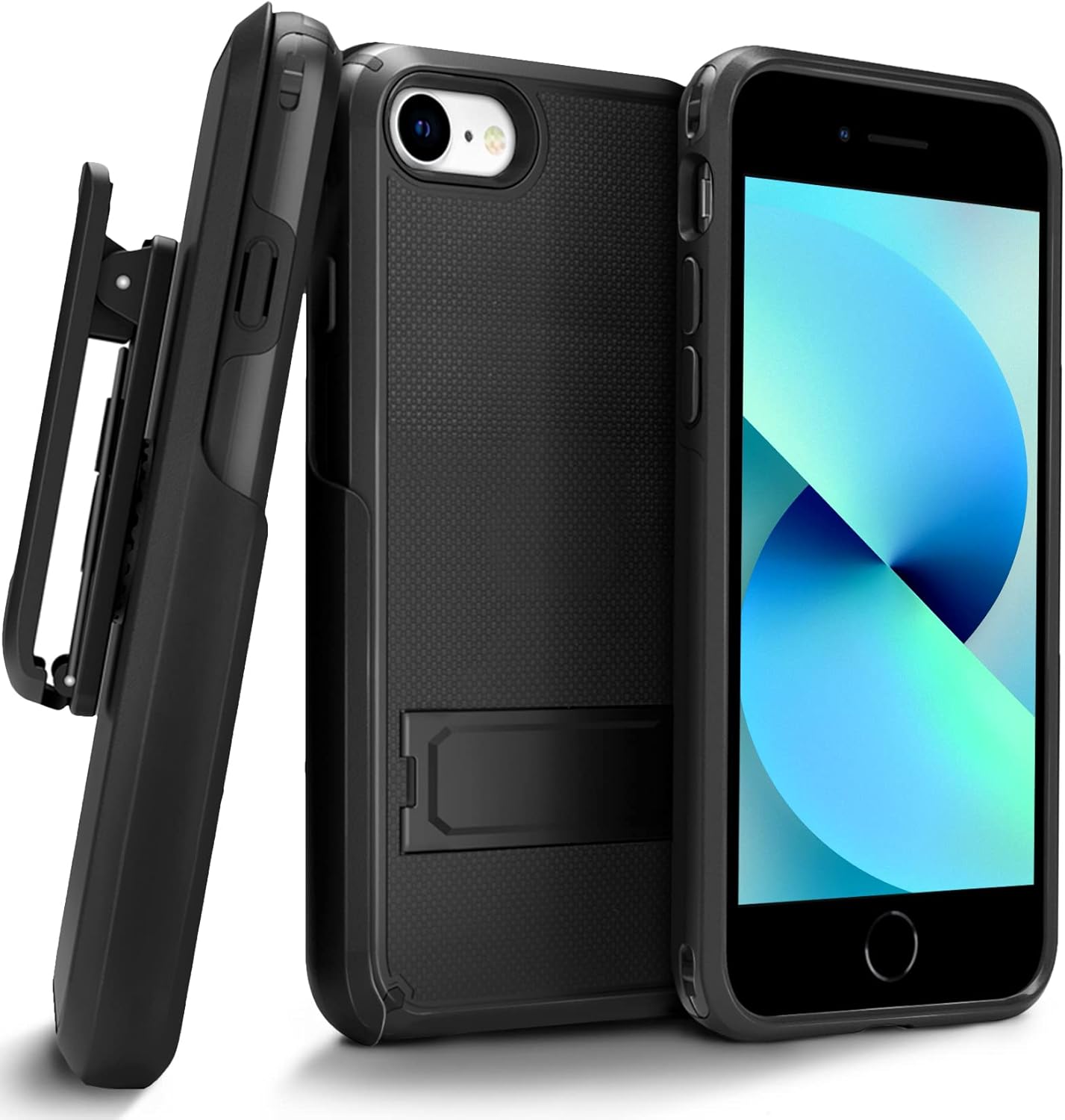 Amazon.com: MOTIVE Case with Belt Clip for iPhone SE 2020/2022, Belt ...