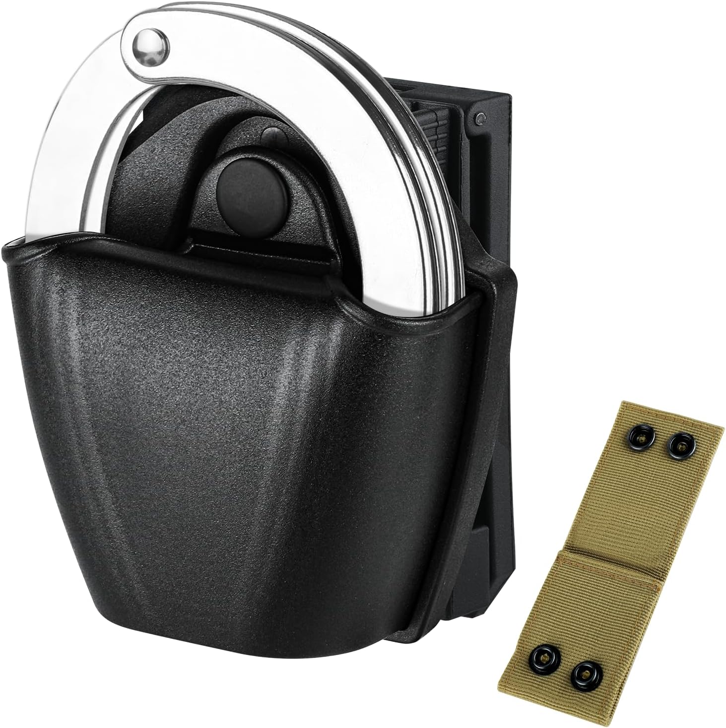 Amazon.com : Polymer Molle Handcuff Holster - Quick Release Tactical ...