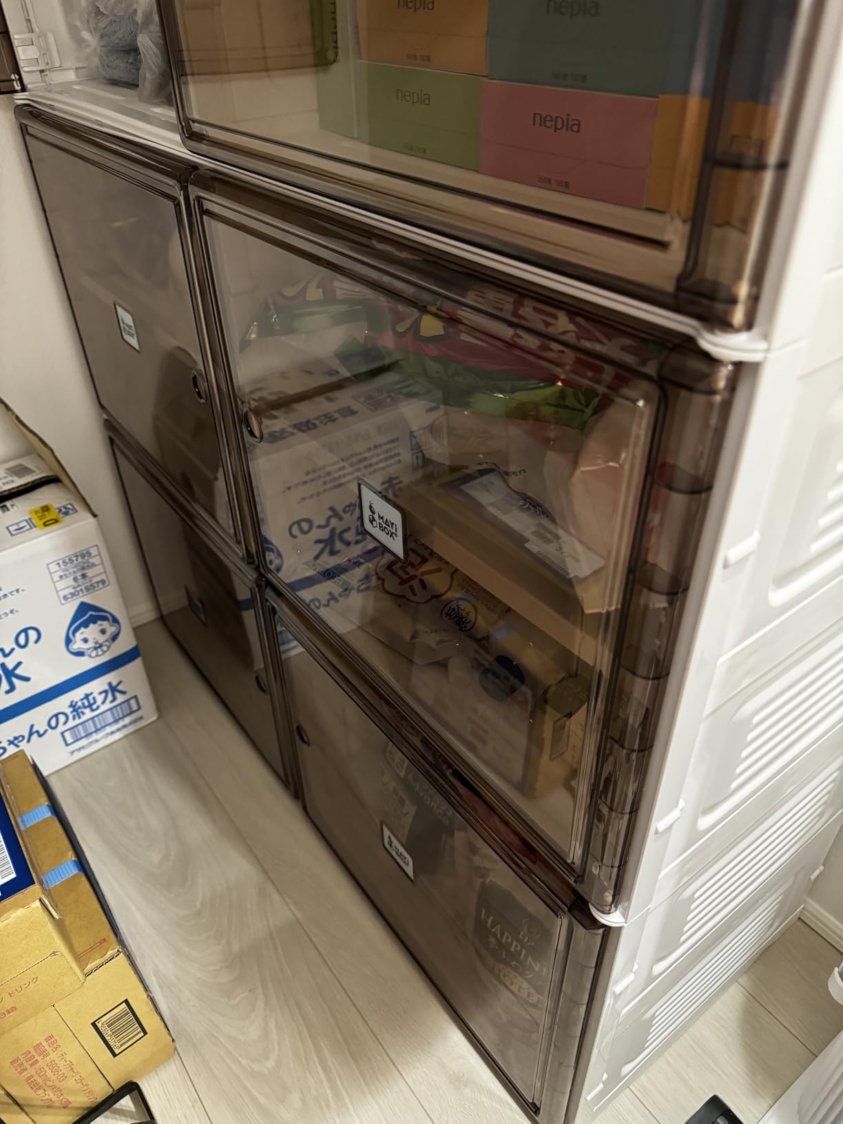 Amazon｜Mayi Box シューズボックス 靴箱 折り畳み ラック シューズケース 靴収納ボックス 下駄箱 スニーカーボックス 収納キャビネット 工具不要 省スペース 大容量 PP材質 ...