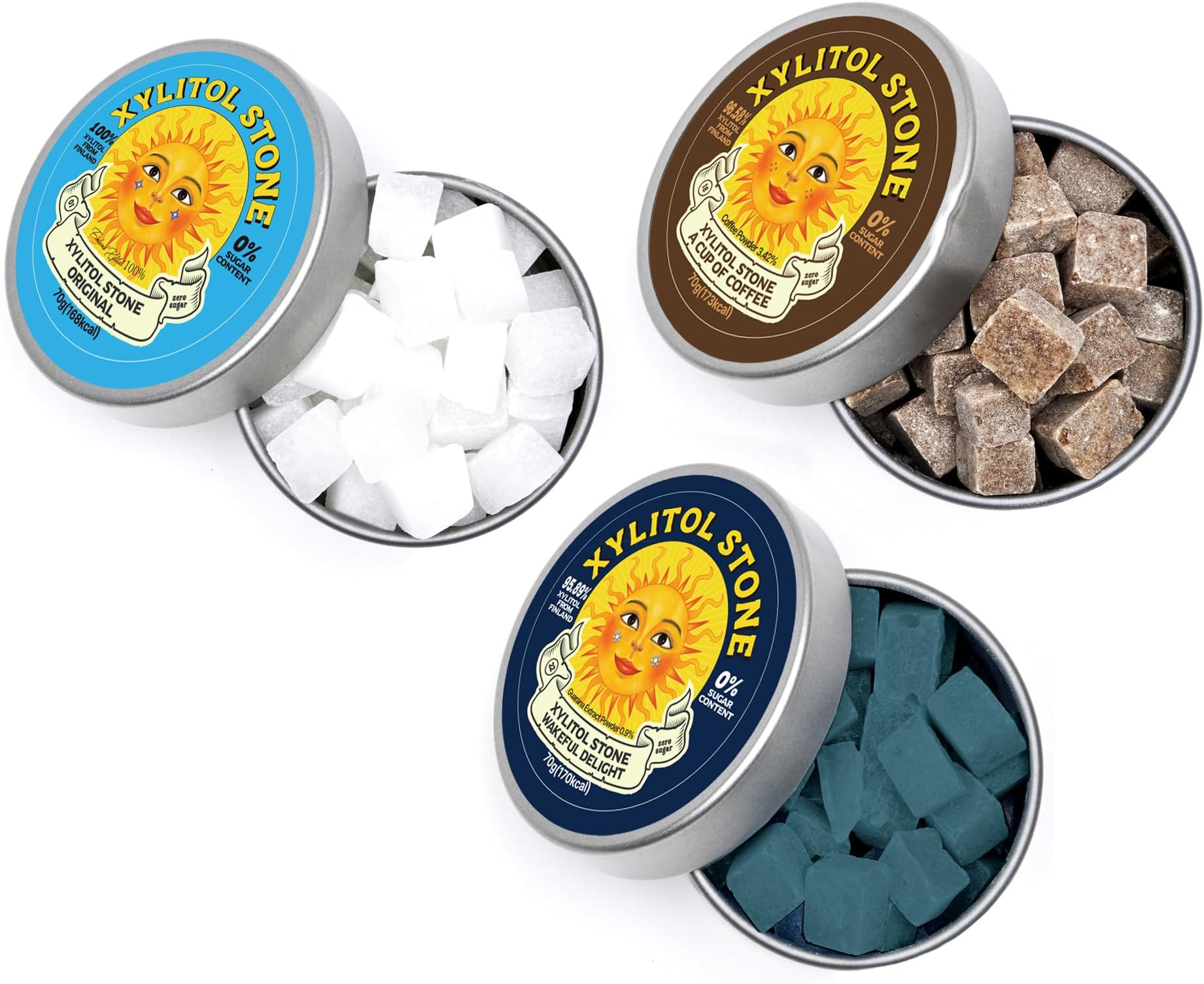 Amazon.com : Xylitol Stone | Delicious Sugar-Free Candy | Pure Finnish ...