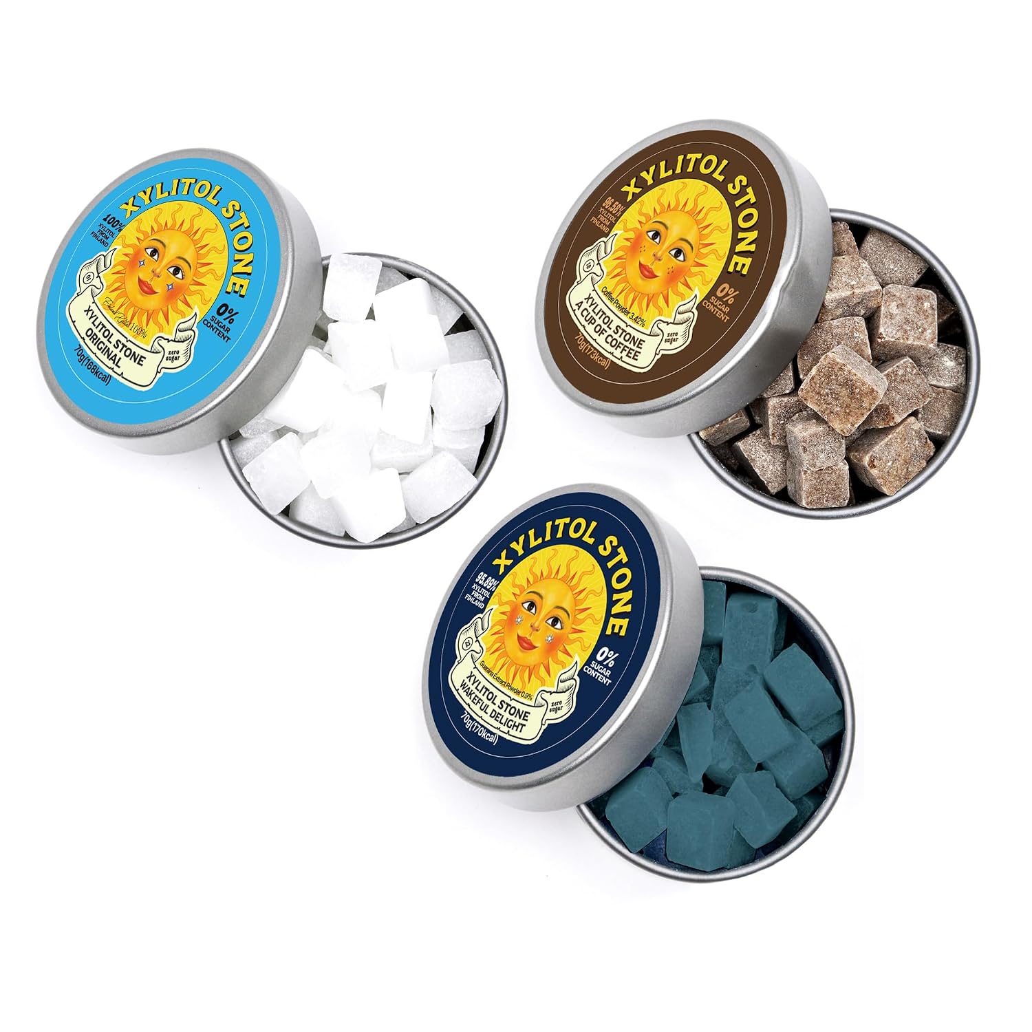 Amazon.com : Xylitol Stone | Delicious Sugar-Free Candy | Pure Finnish ...