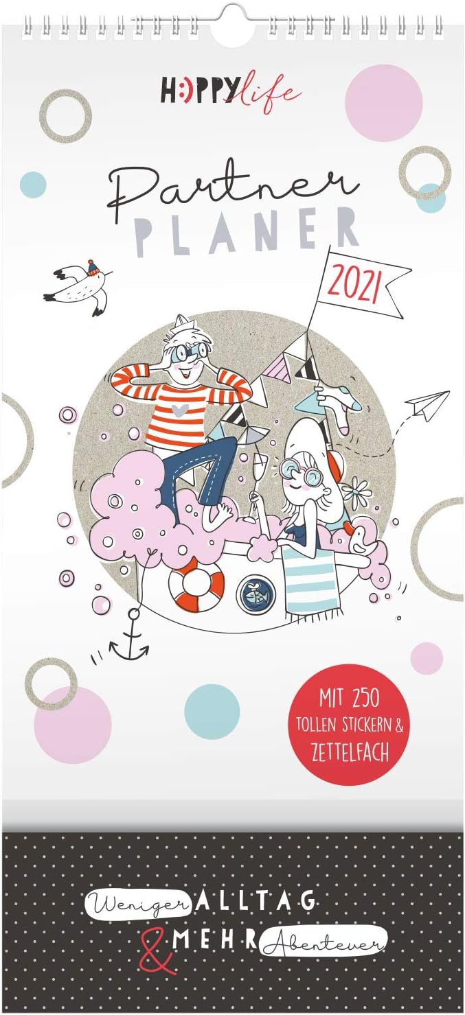 H:) PPY life Partner calendar 2021, calendar for two, planner for 2 ...