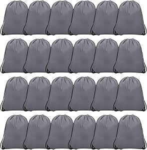 Amazon.com | Grneric 24Pcs Drawstring Backpack Bulk Cinch Bag ...