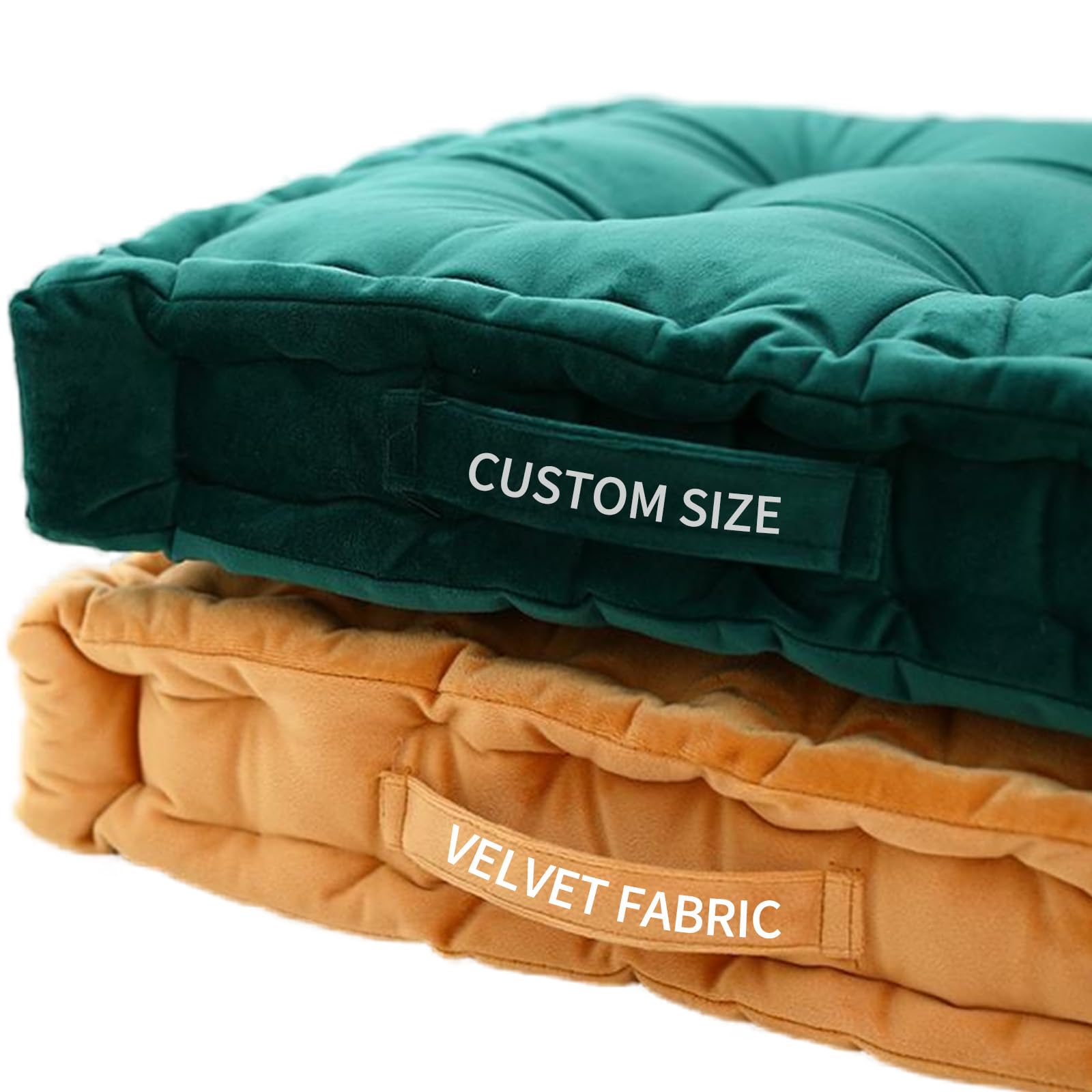 Amazon.com: ROIPXM Custom Bench Cushion, Tufted Bench Cushions for ...