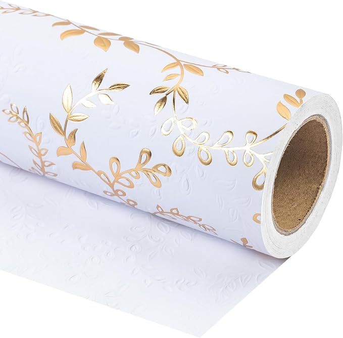 Amazon.com: WRAPAHOLIC 3D Kraft Wrapping Paper Roll - Mini Roll - 17 ...