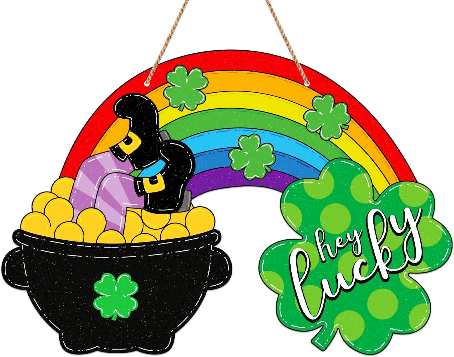 Amazon.com : St.Patrick's Decorations for Home Lucky Blessed Happy St ...