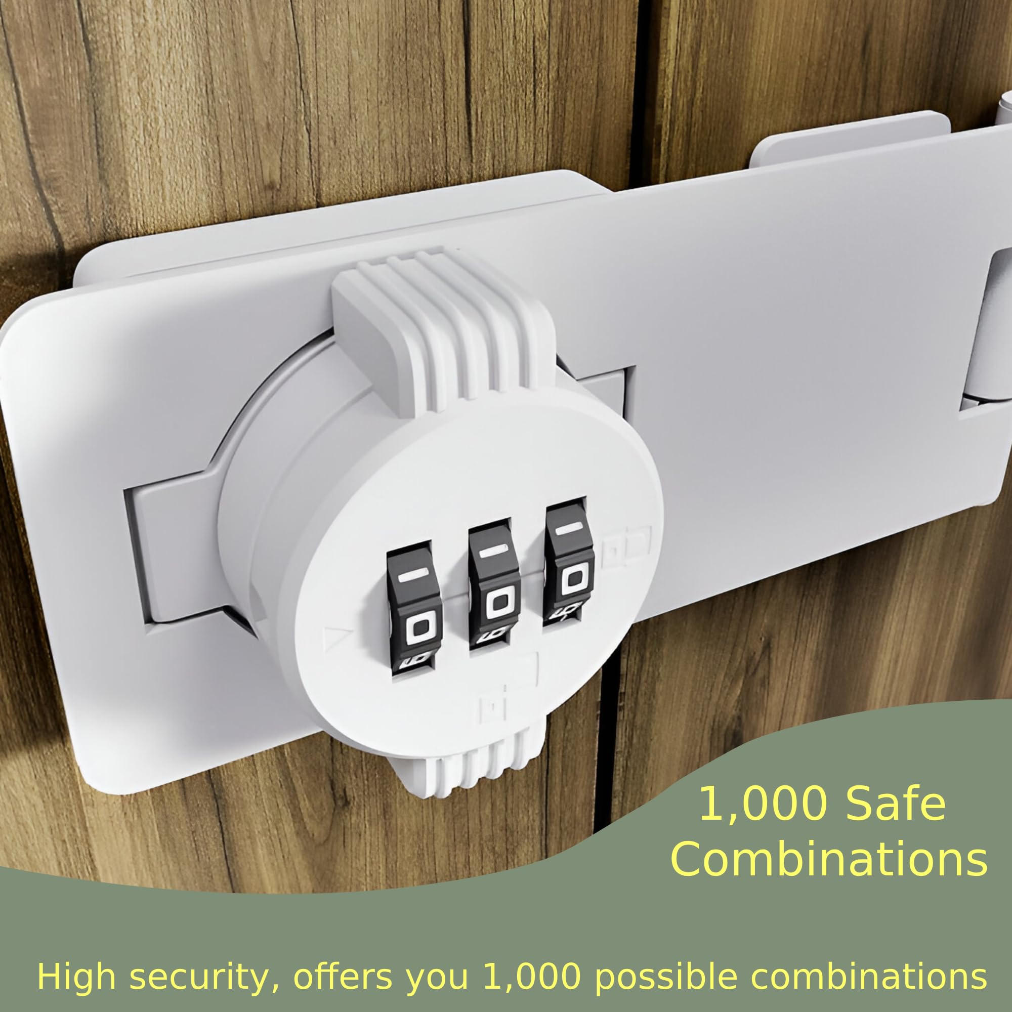 Snapklik.com : Keyless Combination Lock - 3-Digit Combination Lock For ...