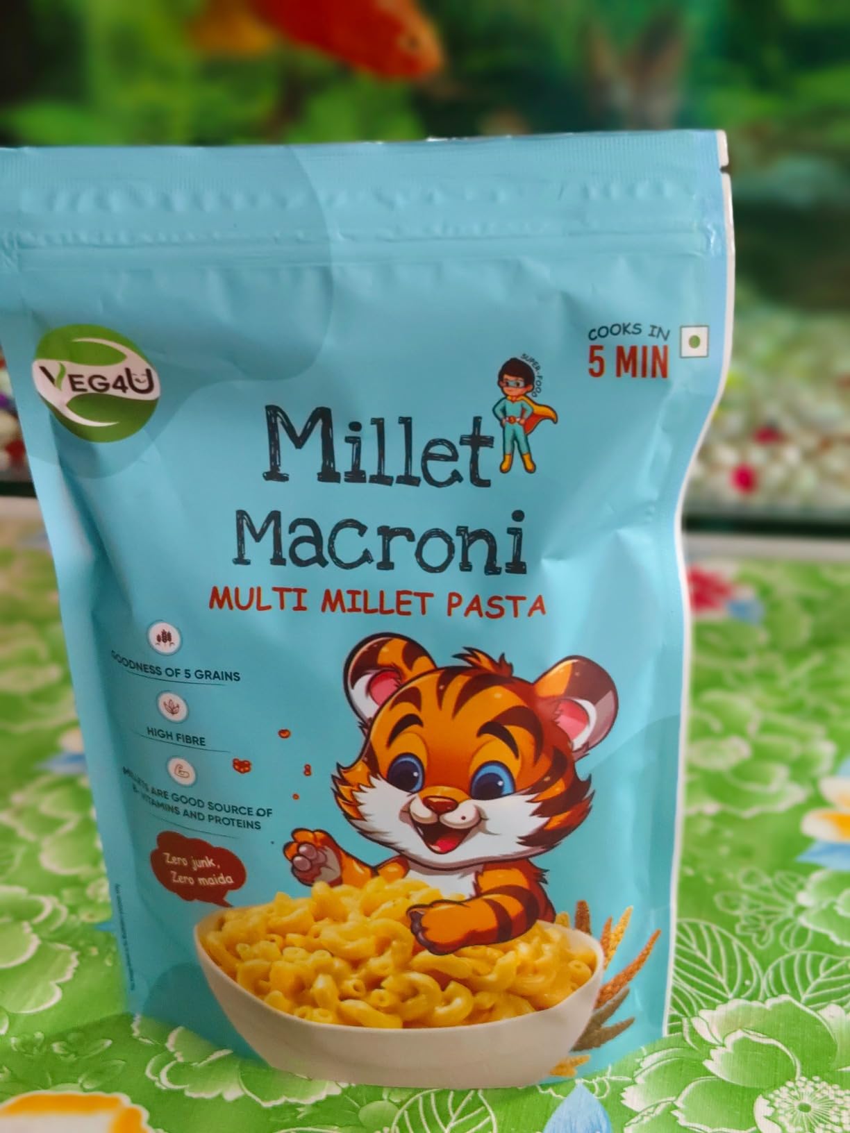 Veg4U Multigrain Macroni Pasta — Fiber & Goodness of Millets | Healthy ...