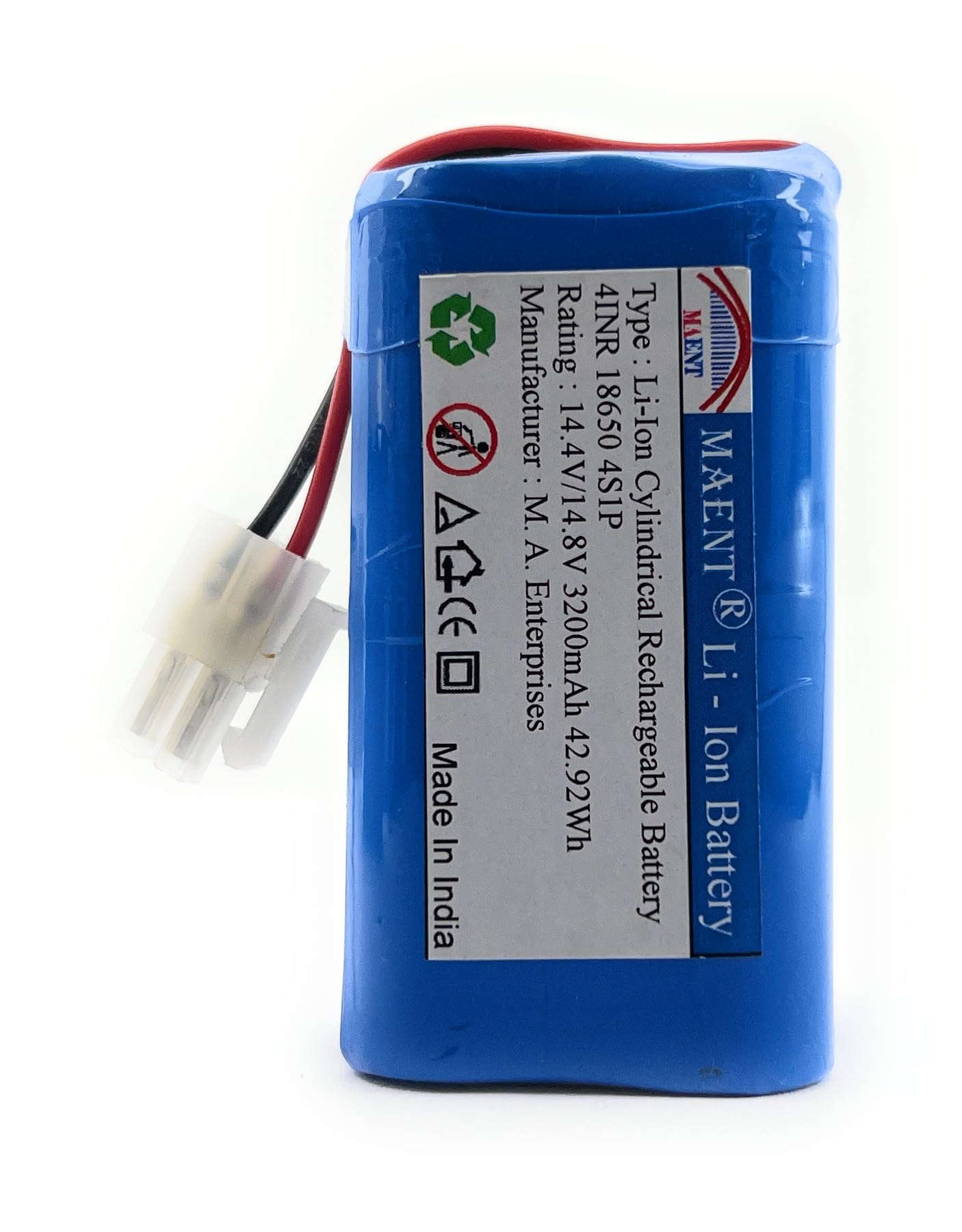 MAENT® 14.6V 16.8V 14.4V Li-ion Battery Compatible with Robotic Vacuum ...