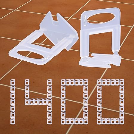 1/8" Tile Leveling System Kit, 600 PCS Tile Spacers Clips and 200 PCS ...