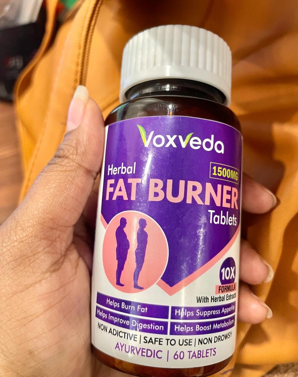 ad ALICANTO DRUGS Voxveda's Fat Burner Tablets 1500 Mg (60 Tablets ...