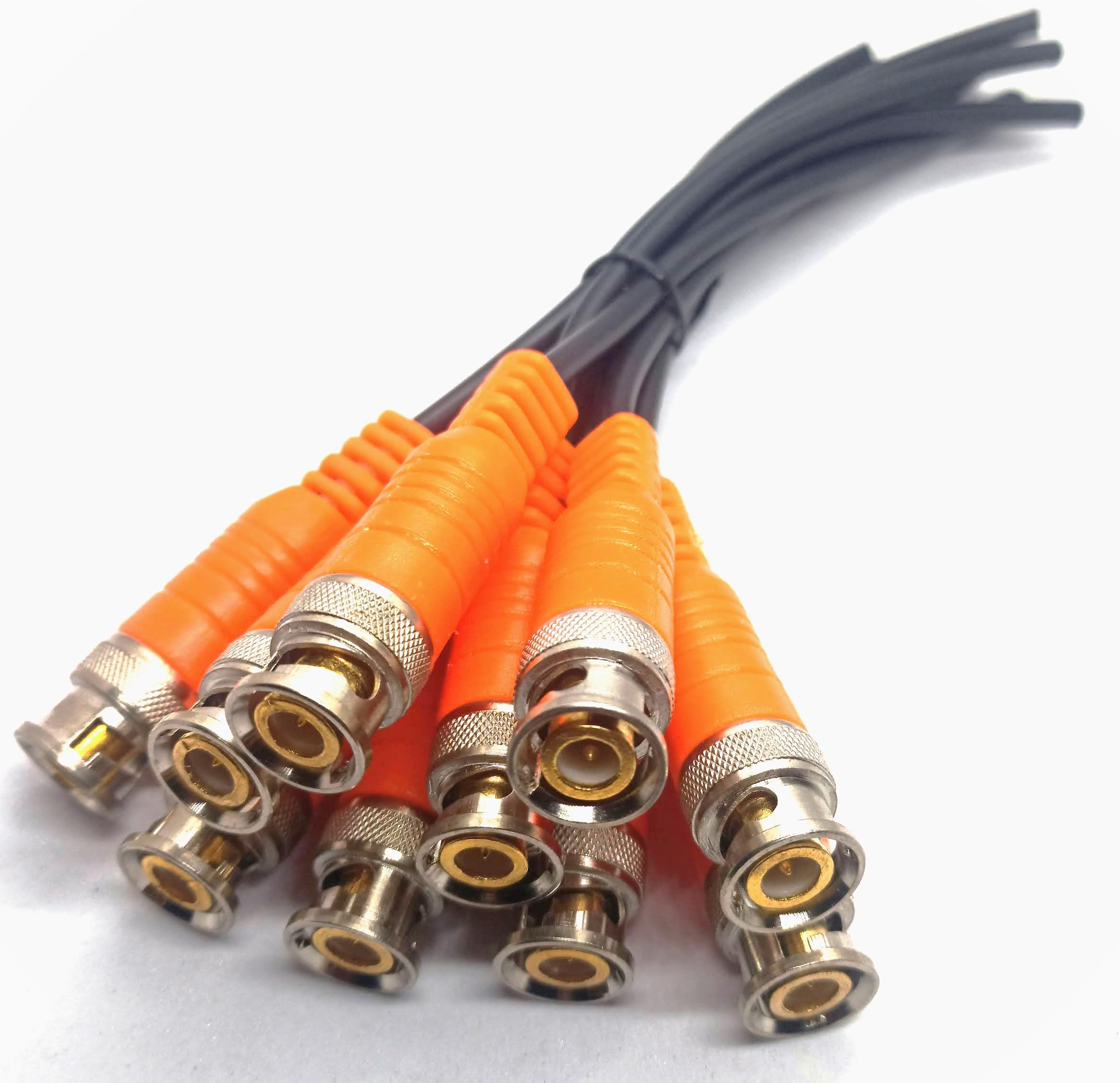 TAAPSEE 15 Pieces BNC Connector With Copper Wire Moulded18CM For ...