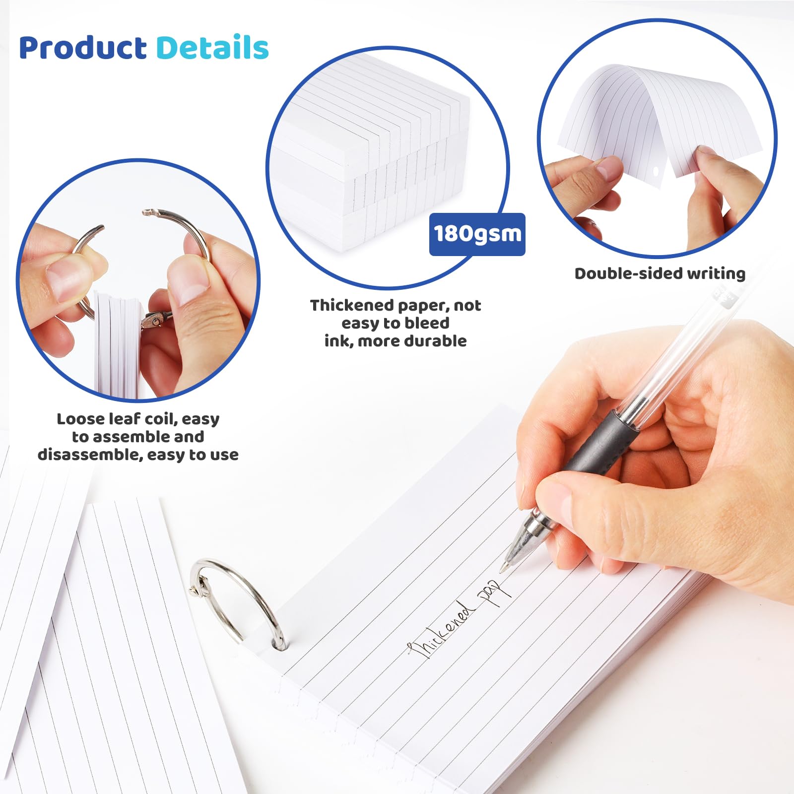3x5 Inch Ruled 250 Pink Index Cards 3x5 Inch - Ruled Heavyweight For ...