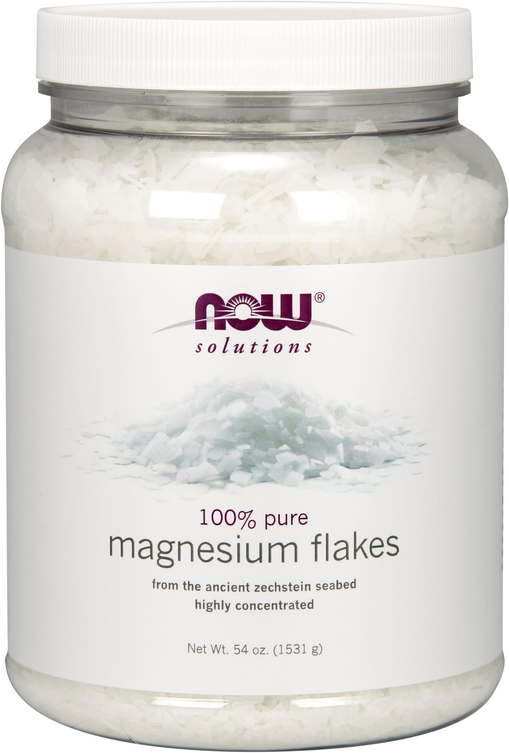 Amazon.com: NOW Foods Solutions, Magnesium Flakes, 100% Pure, from the ...