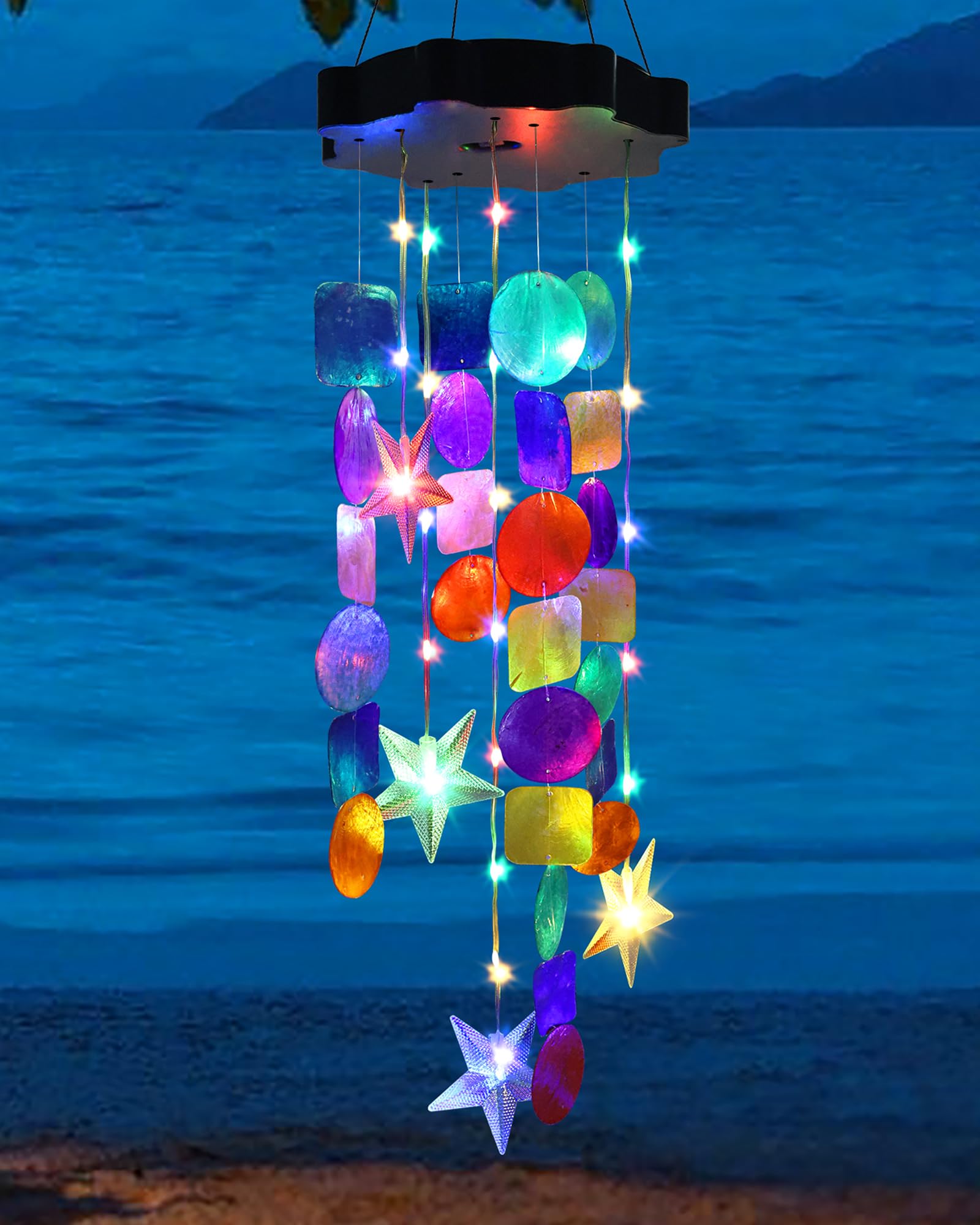 Amazon.com : Solar Shell Gift for Mom Grandma Girls, Colorful Solar ...