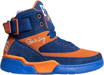 Amazon.com | PATRICK EWING ATHLETICS 33 HI OG Dazzling Blue/Orange NYC ...
