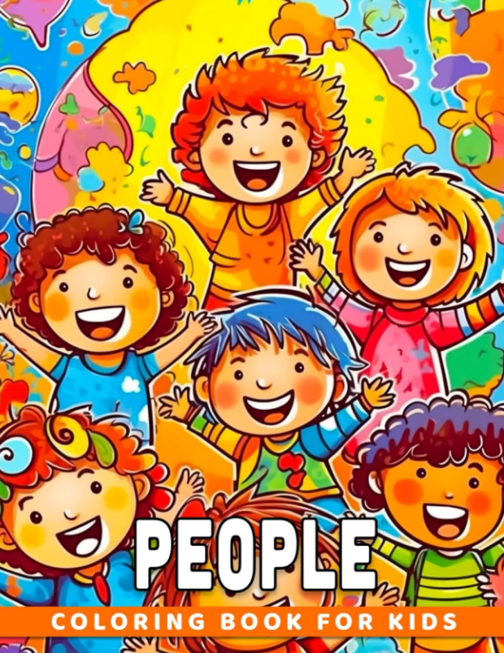 People Coloring Book For Kids: 30 premium coloring pages for kids to ...