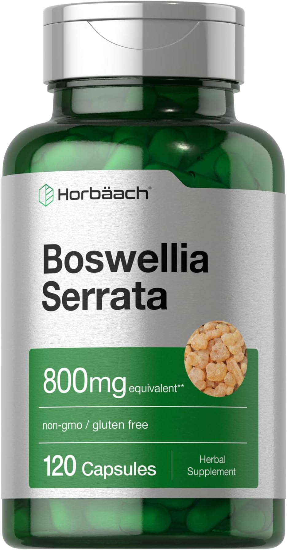 Amazon.com: Horbäach Boswellia Serrata Extract Capsules | 800mg | 120 ...