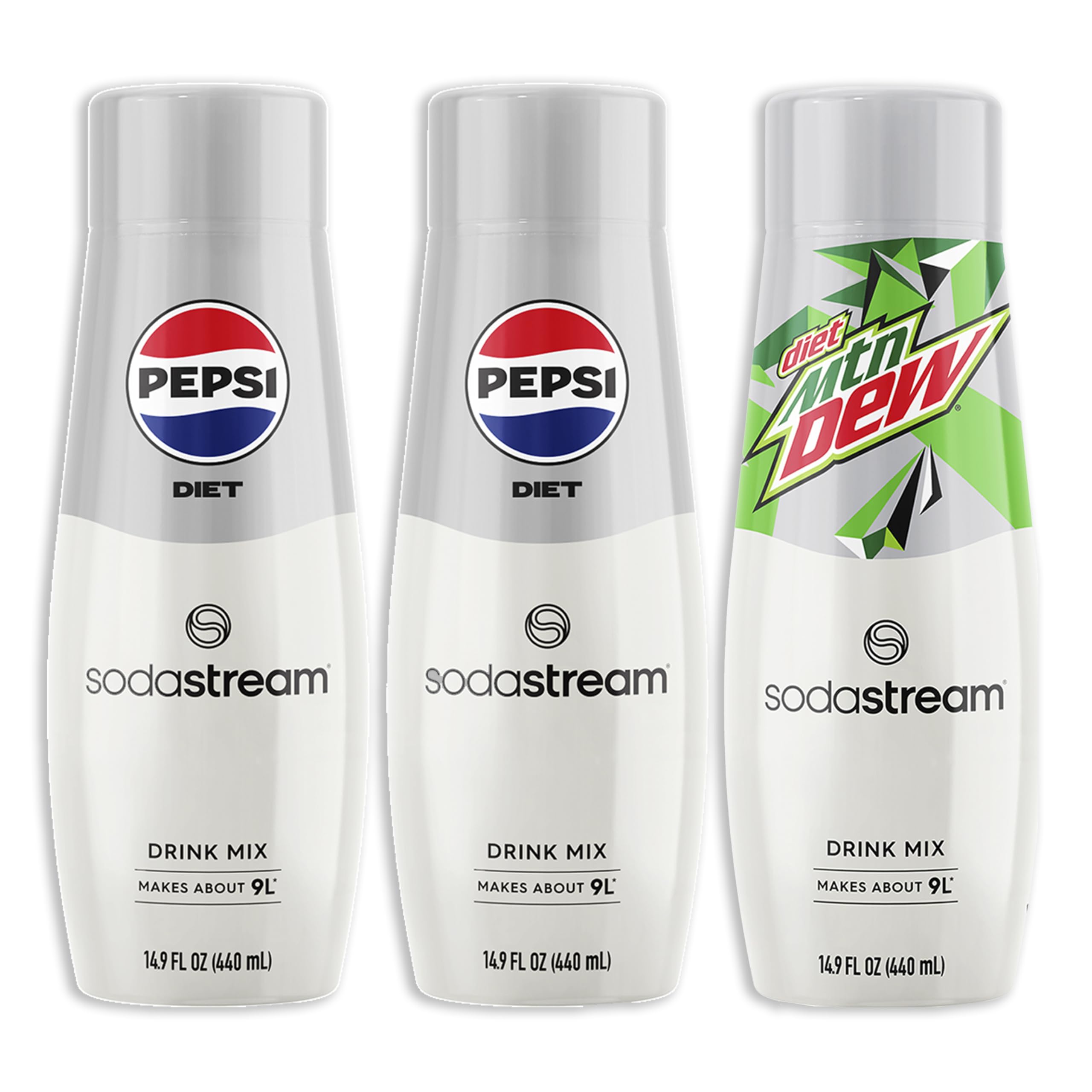 Snapklik.com : SodaStream Pepsi & MTN Dew Variety Pack, Diet, 440ml