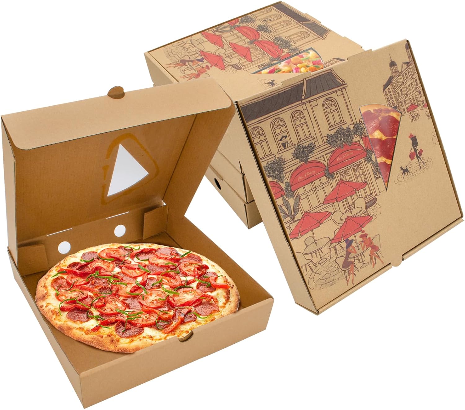 Amazon.com: 12PK Strong Treat Boxes Clear Window Heavy Duty, Versatile ...