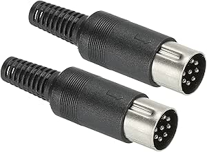 Amazon.com: PATIKIL S-Video DIN Male Socket 8 Pin Signal Transmission ...